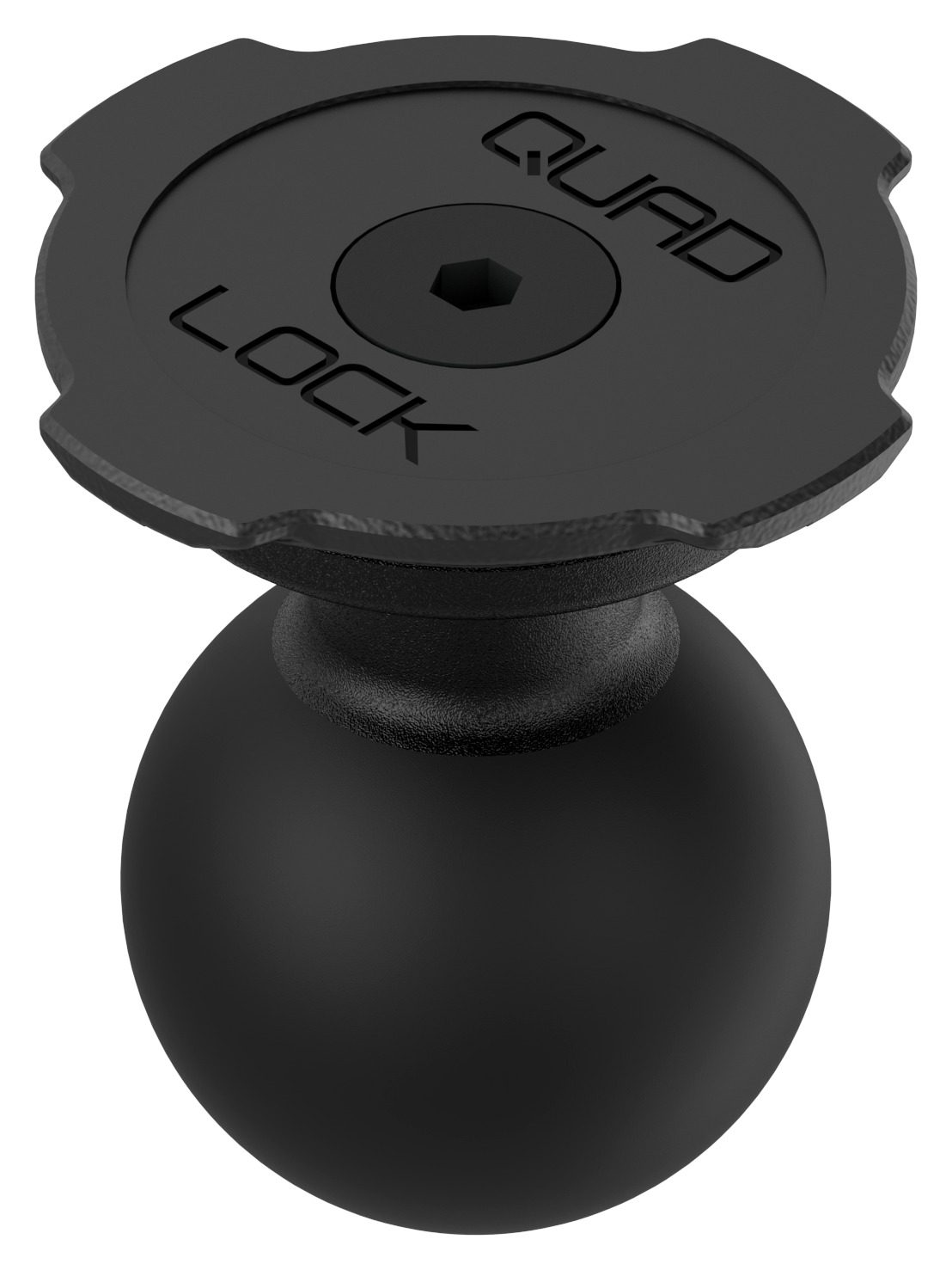 Quad Lock 1" Ball Top Cap Adaptor - RevZilla