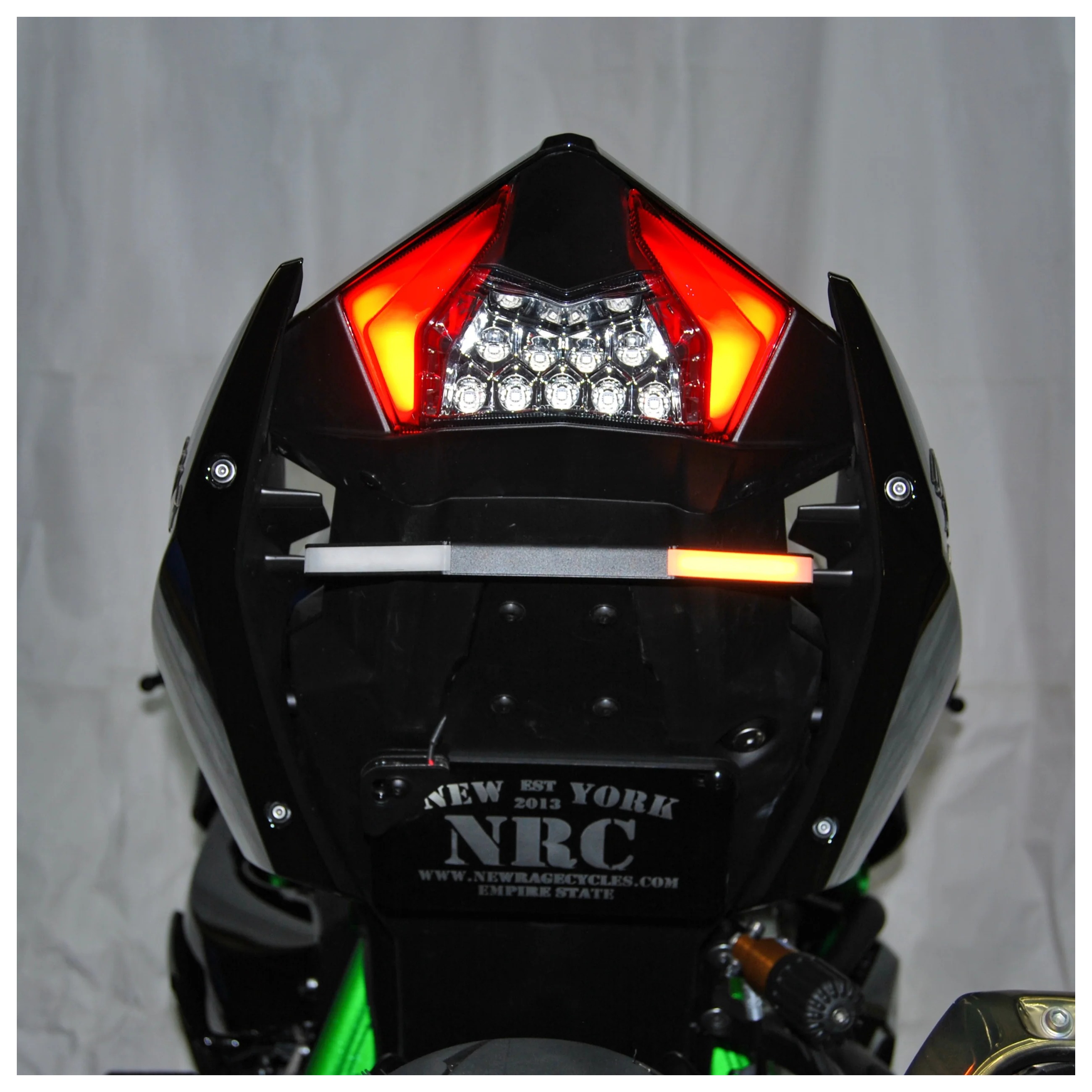 New Rage Cycles LED Fender Eliminator Kawasaki Ninja H2 2015-2026 ...