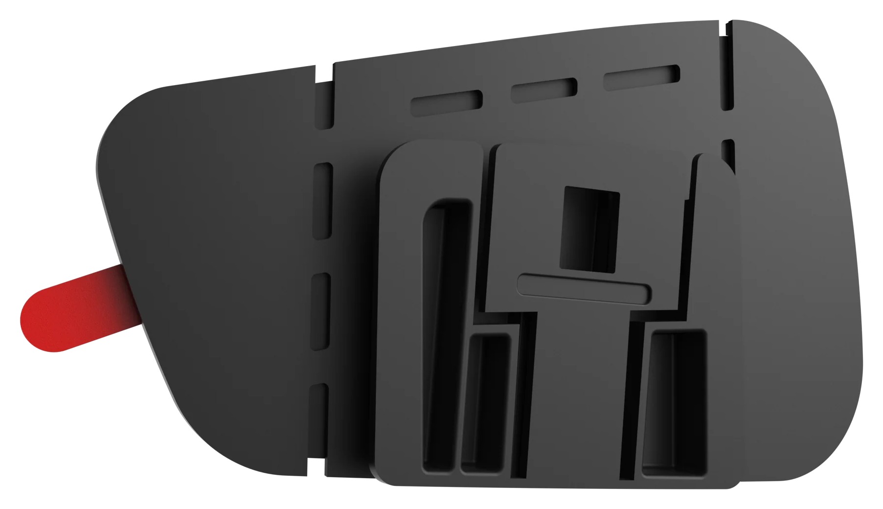 Cardo PackTalk Bold / Black Adhesive Plate - RevZilla