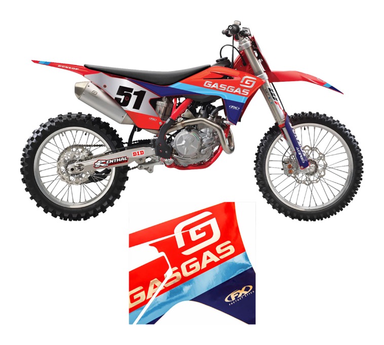 Factory Effex Candy Chrome Trim Kit Gas Gas 125cc-450cc 2021-2023 - RevZilla