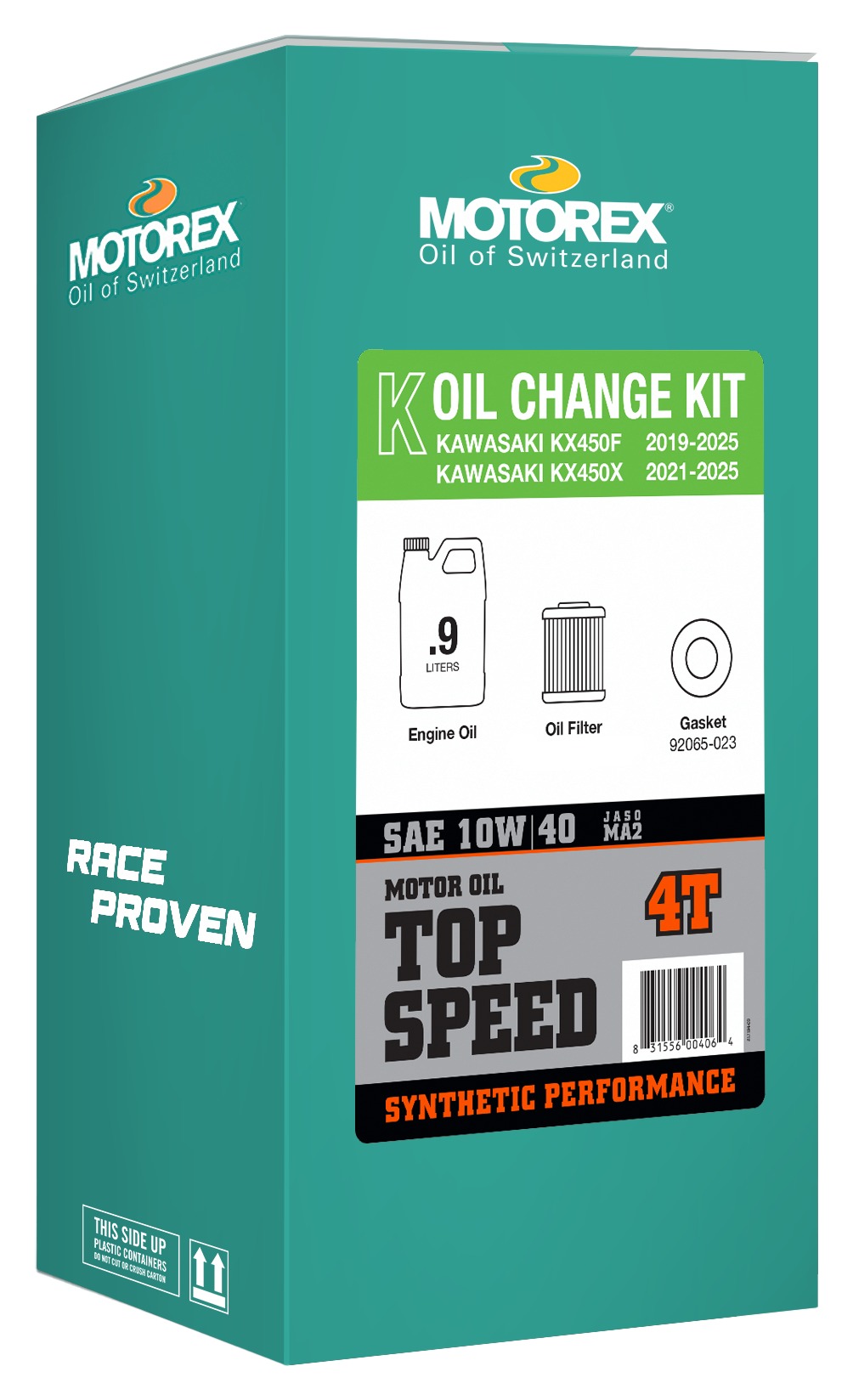 Motorex Top Speed Oil Change Kit Kawasaki KX450 / X 2019-2025 - RevZilla