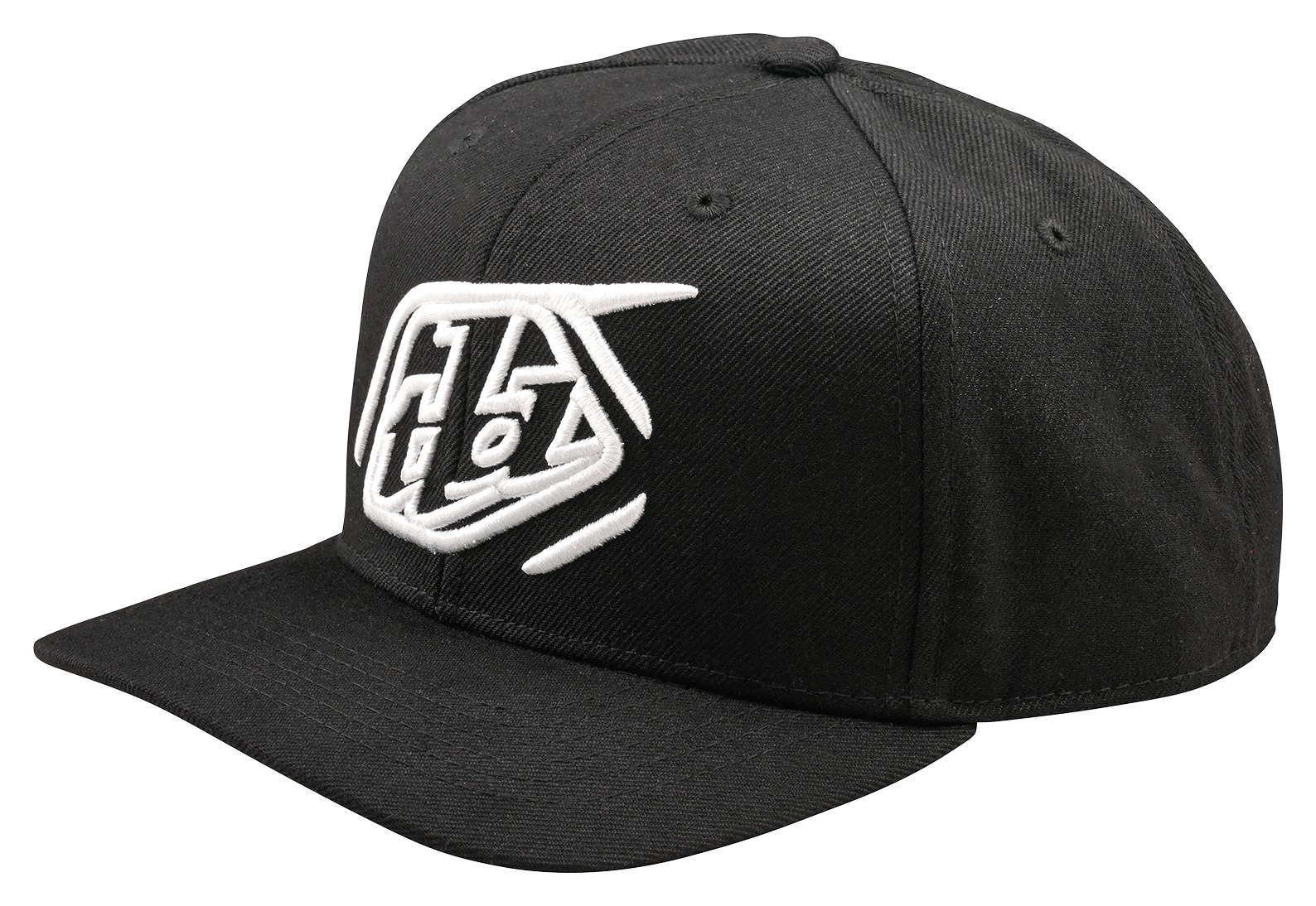 Troy Lee Badge Team Curved Snapback Hat - RevZilla
