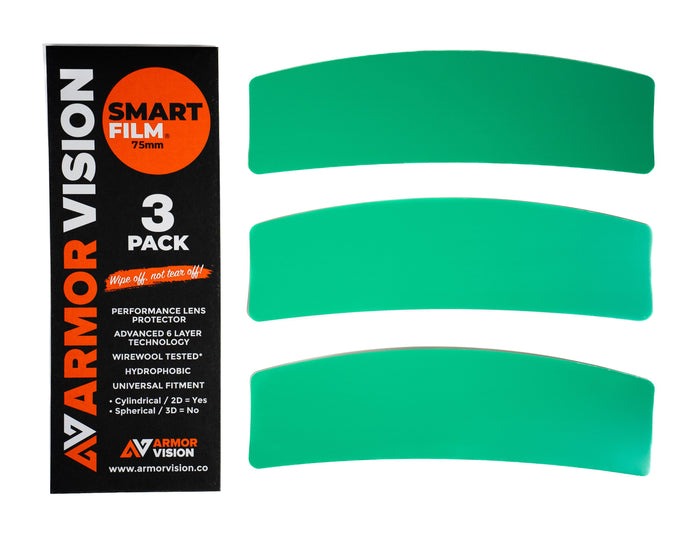 Armor Vision SmartFilm Flat Face Shield Protectors - RevZilla
