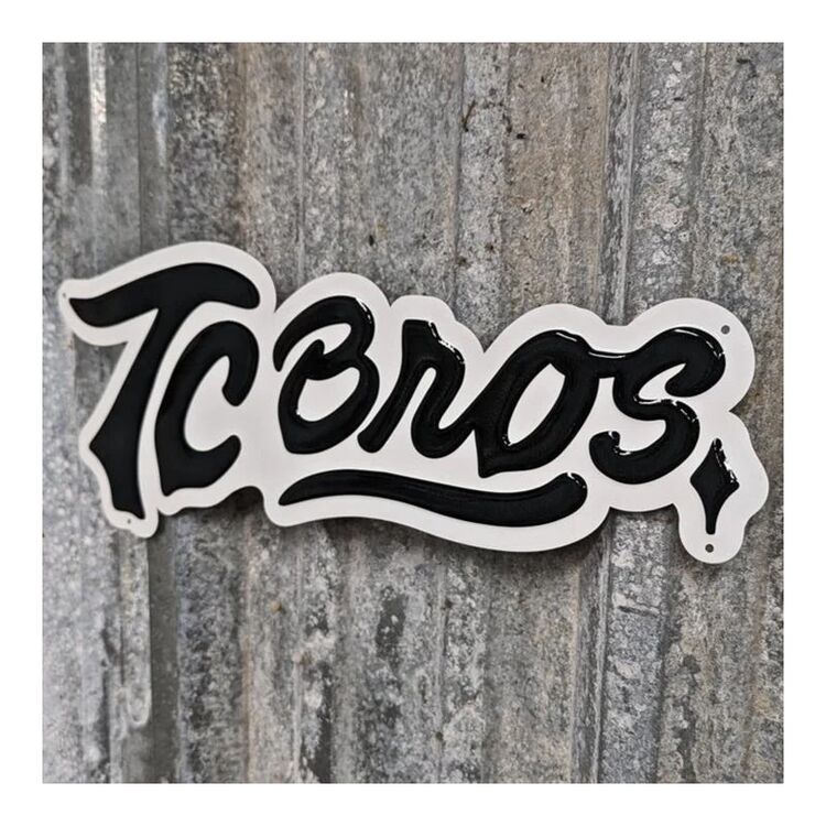 TC Bros Metal Shop Sign - RevZilla