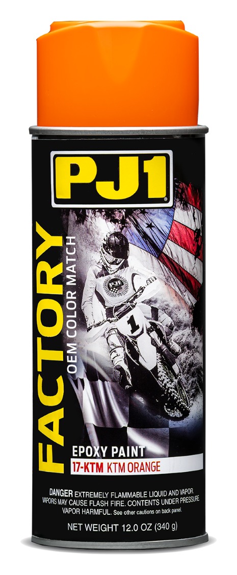 PJ1 OEM Color Match Frame Paint KTM Orange 2017-2018 - RevZilla