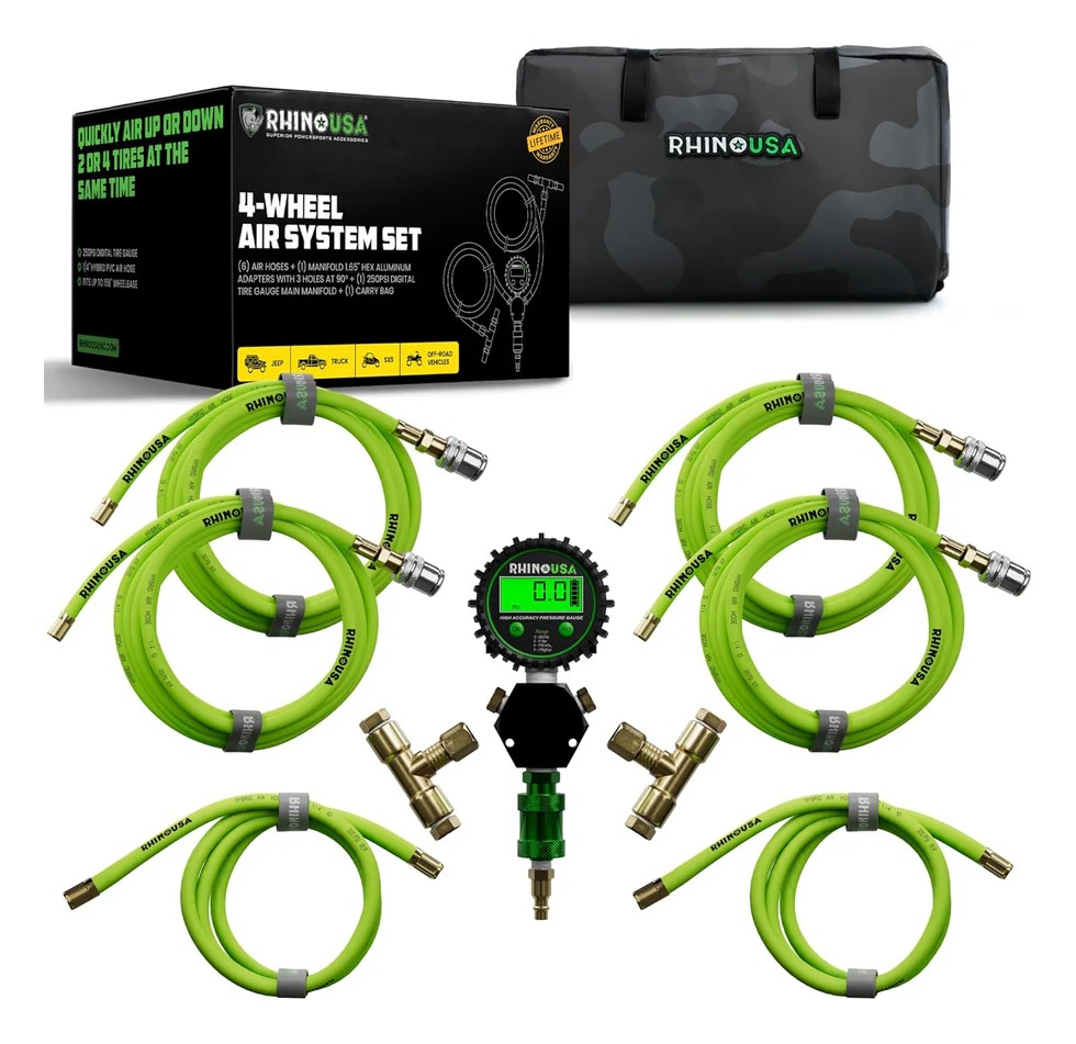 Rhino USA 4-Wheel Tire Inflation / Deflation System - RevZilla