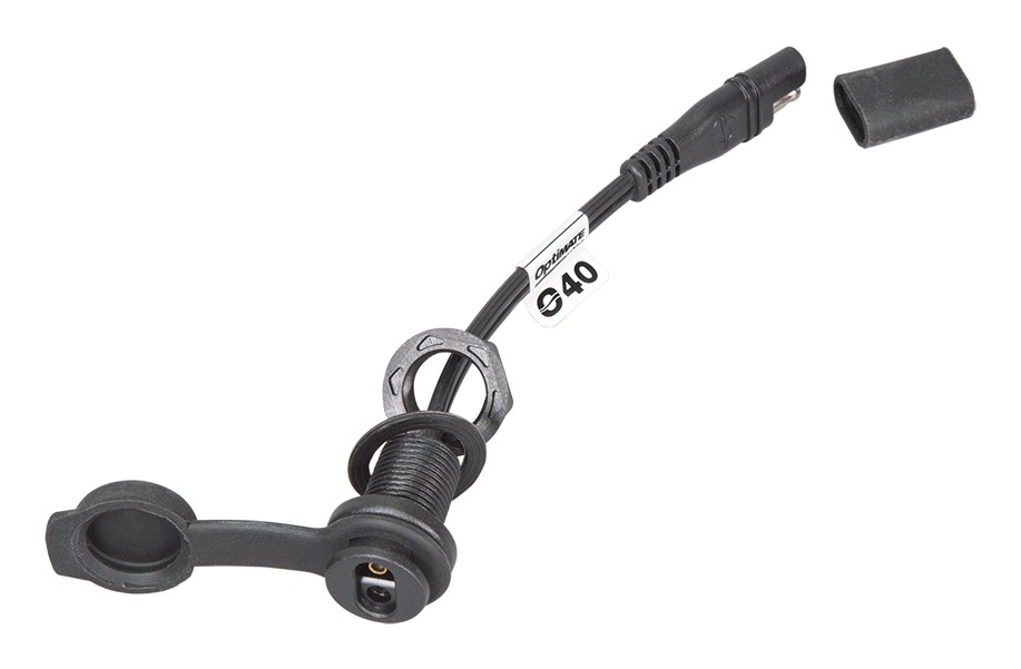 TecMate Weatherproof SAE 18 mm Panel Mount Socket - RevZilla