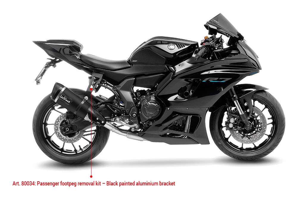 LeoVince Exhaust Bracket Yamaha R7 2022-2025 - RevZilla