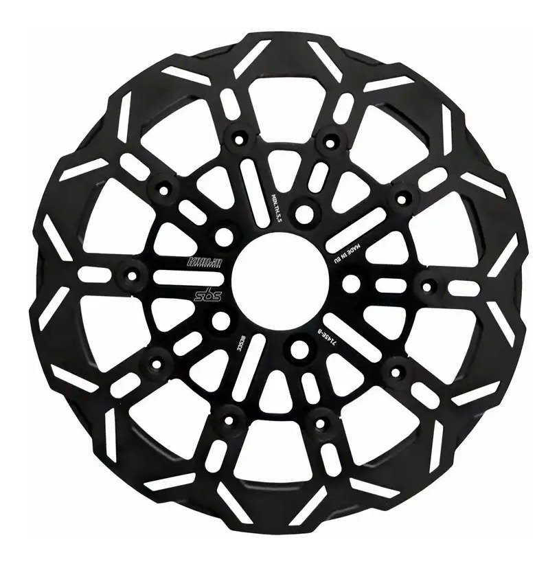 Kodlin USA By SBS 10-Spoke Rear Rotor For Harley 2000-2025 - RevZilla