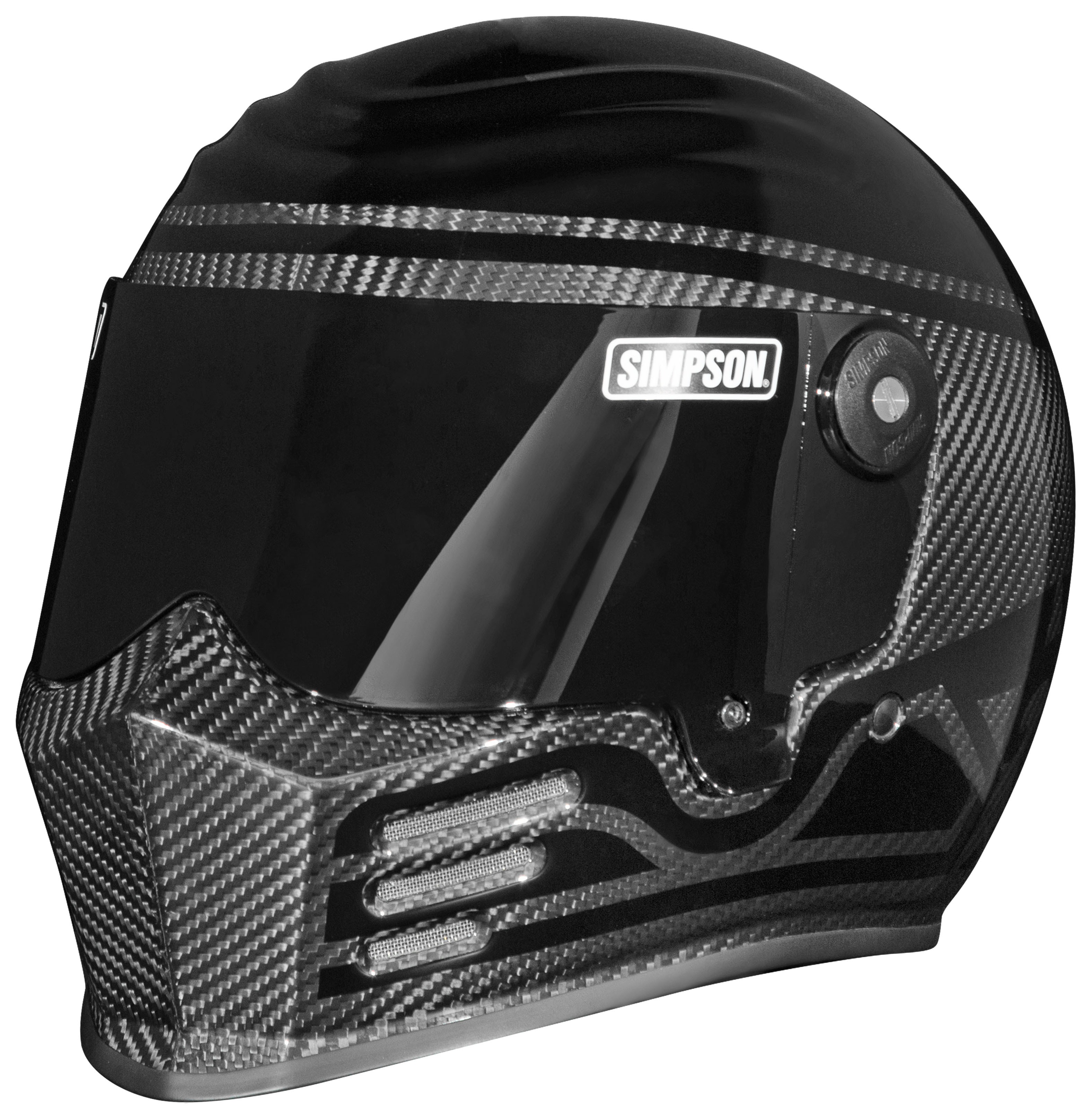 Simpson Helmets Outlaw Bandit 3.0 Carbon Unknown Industries LE Helmet ...