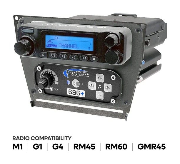 Rugged Radios Dash Mount Radio and Intercom Polaris RZR Pro XP / Pro R ...