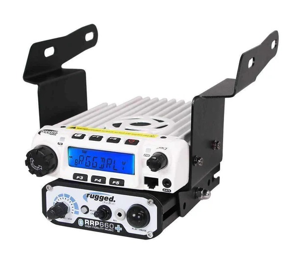 Rugged Radios Radio and Intercom Mount Polaris RZR 570 / 800 / 900 ...