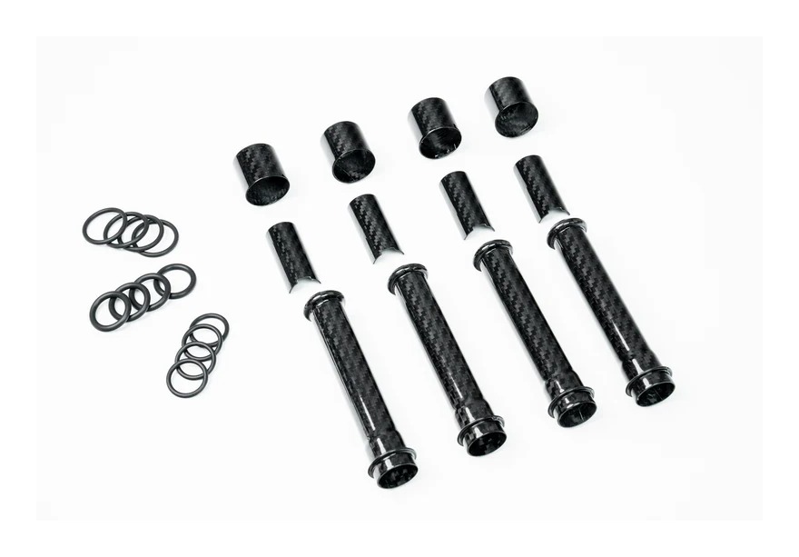 SlyFox Performance Carbon Fiber Pushrod Tubes For Harley Milwaukee ...