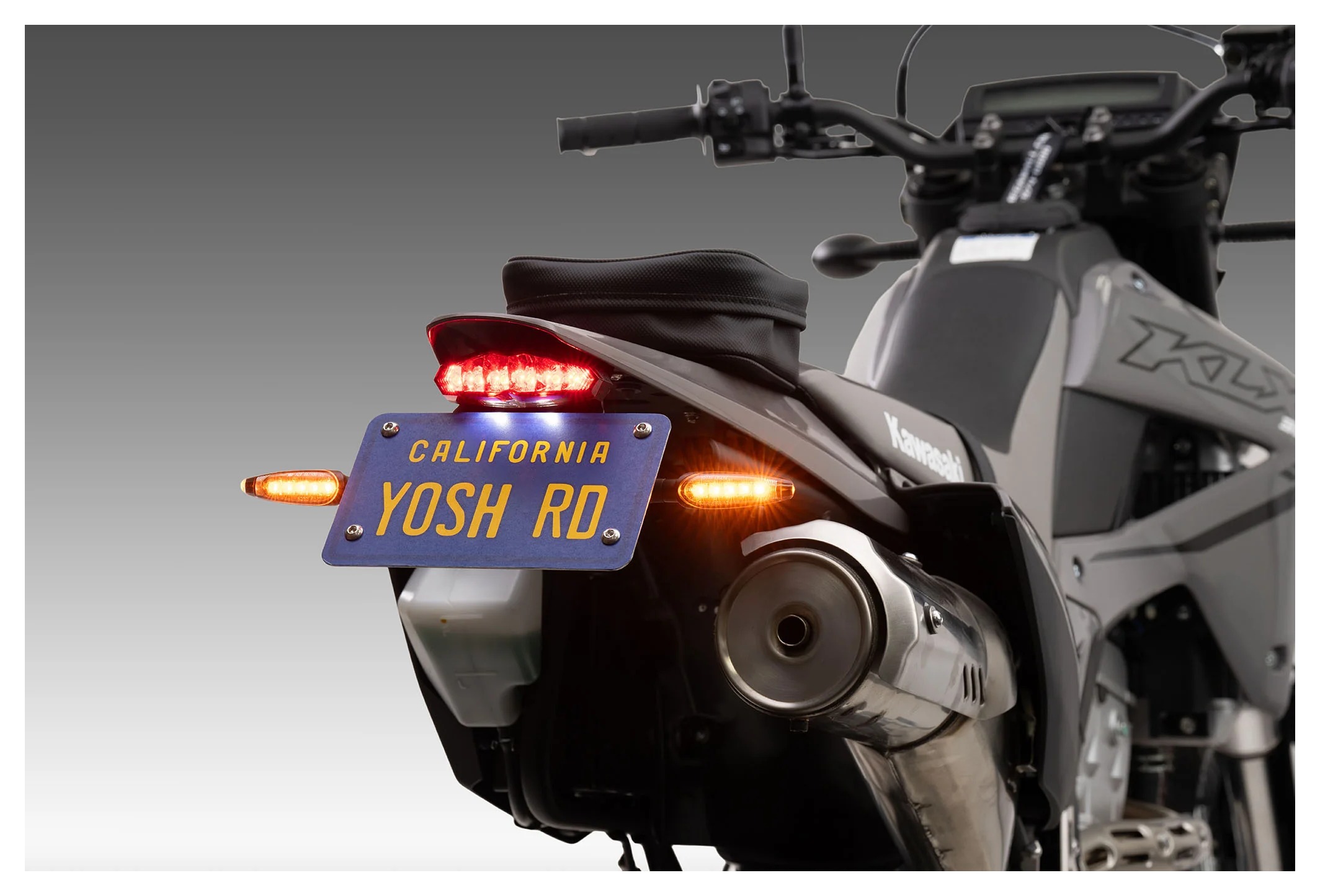 Yoshimura V2 Fender Eliminator Kit Kawasaki KLX 300SM 2024-2026 - RevZilla