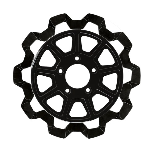 Lyndall Brakes 9 Spoke 11.5" X 6mm Rear Brake Rotor For Harley Softail ...