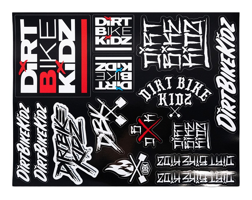 DBK Slap Pack Sticker Sheet - RevZilla