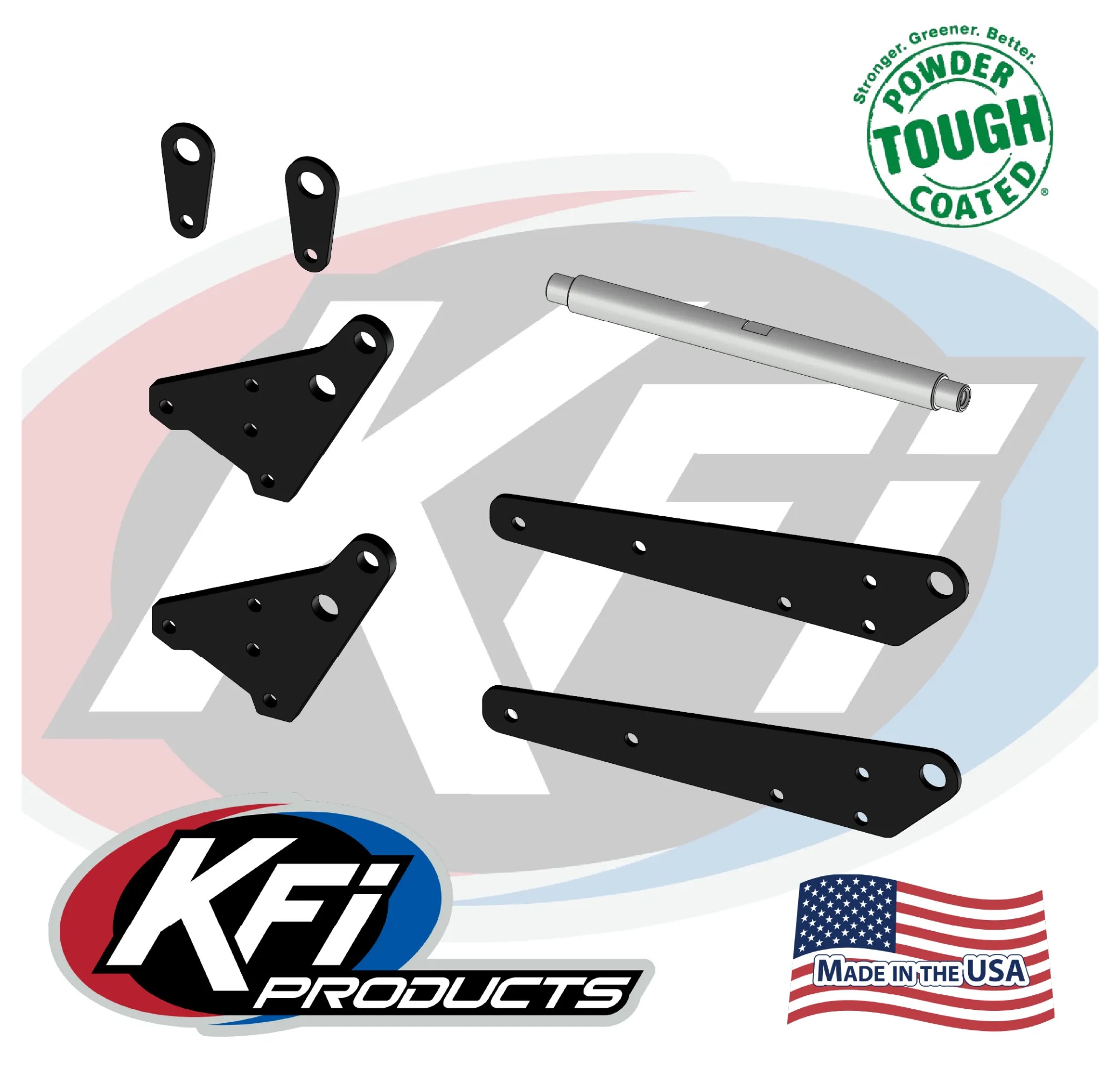 KFI UTV Square Push Tube Leveling Kit - RevZilla