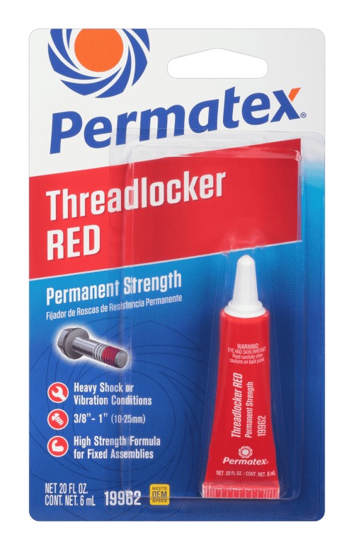 Permatex Permanent Red Threadlocker - RevZilla