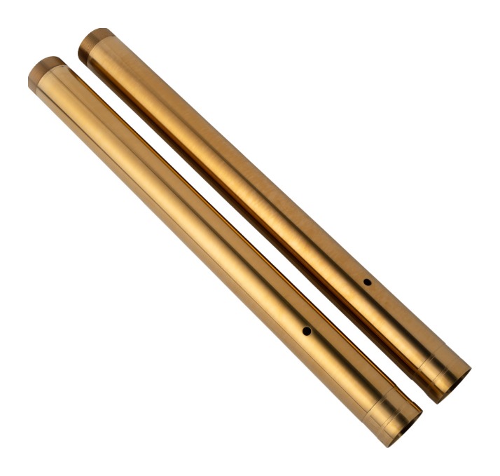 Custom Cycle Engineering Gold TNC 47mm Fork Tubes For Harley FLHXSE / FLTRXSE/ST 2023-2025 ...