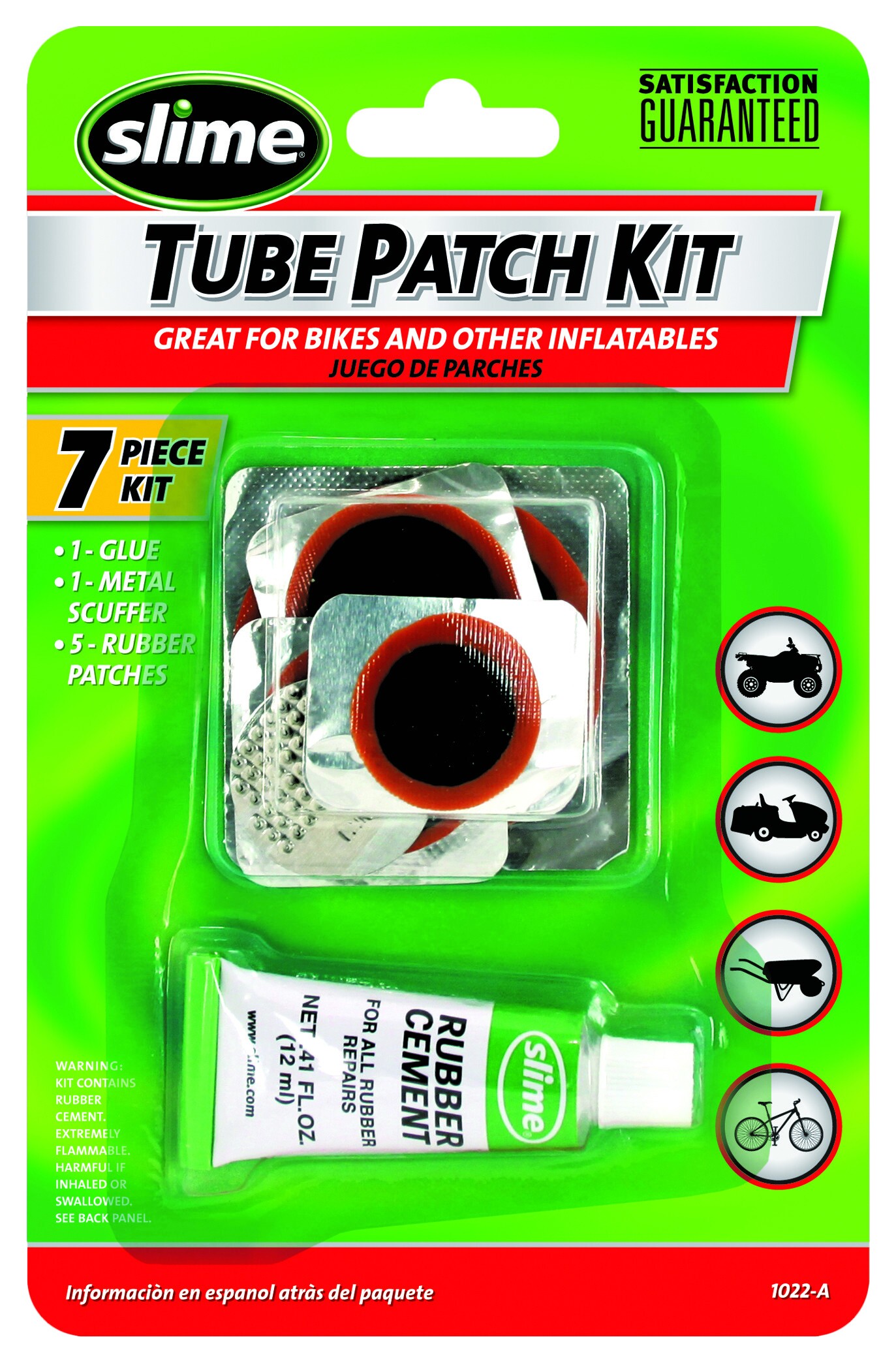 Slime Tire Tube Rubber Patch Kit - RevZilla