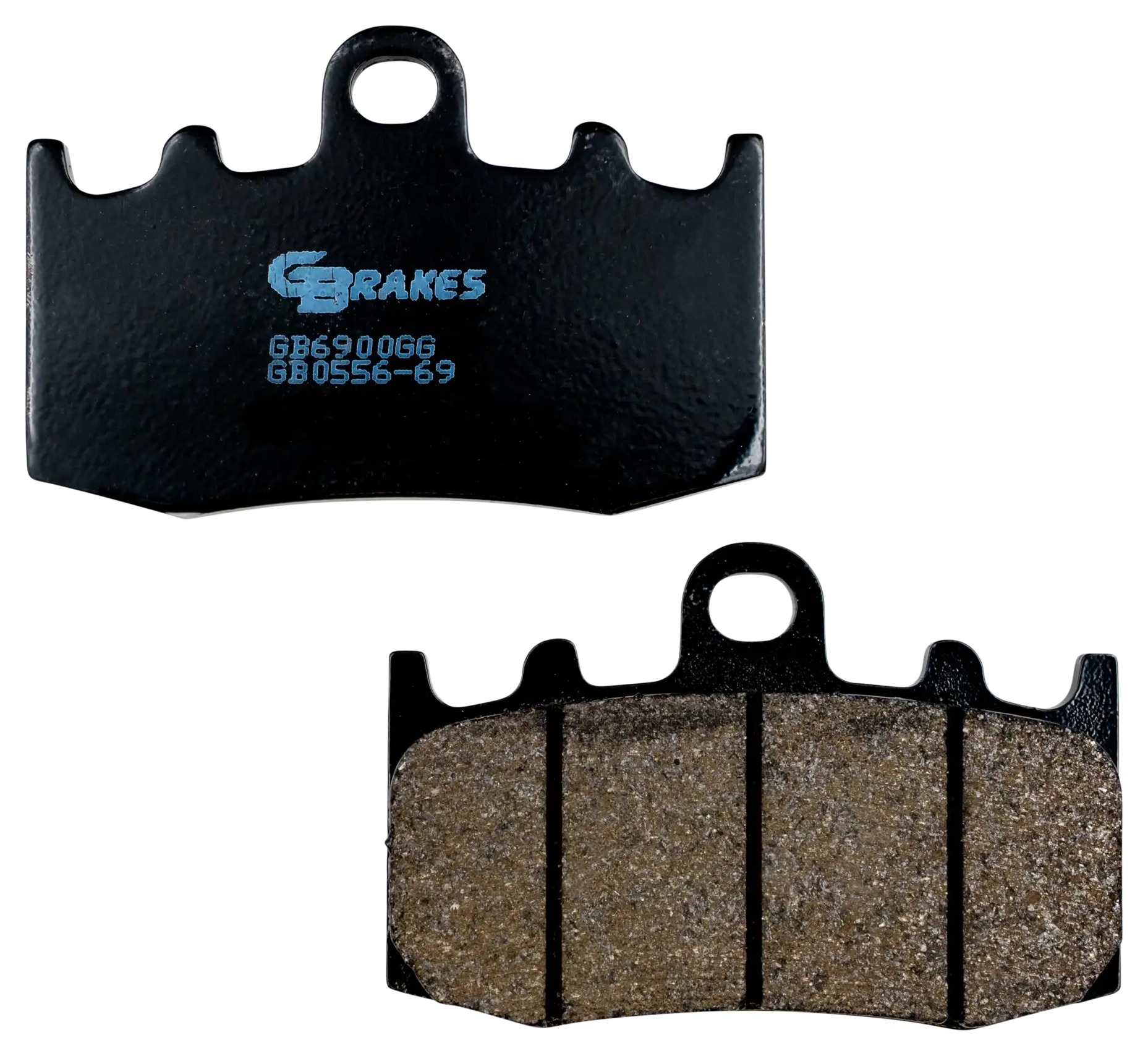 GBrakes Semi-Metallic Front Brake Pads GB0556-69 - RevZilla