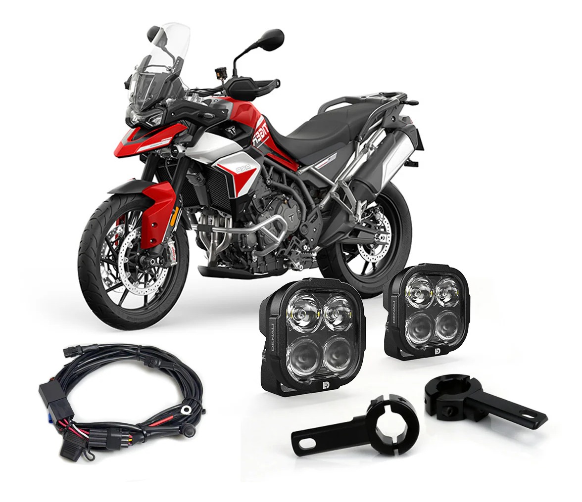 Denali DL4 Essential Lighting Bundle Triumph Tiger 900 GT / 1200 / GT ...