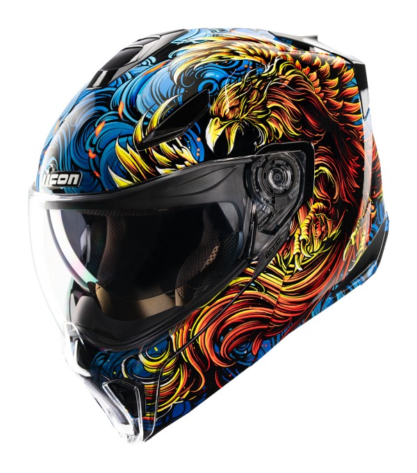 Icon Threshold Burn Birdie Burn Helmet - RevZilla